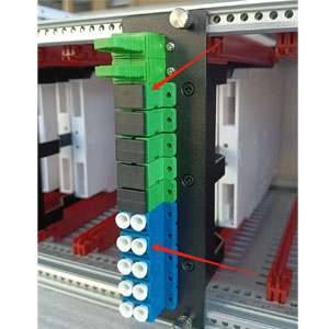 Optical Distribution Frames (ODF) 19" 3U subrack in telecom networks China